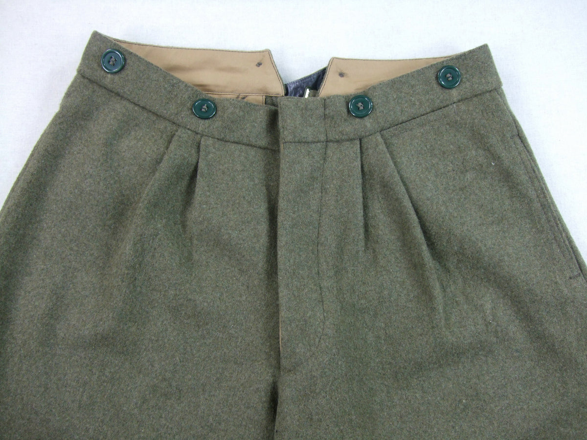 WW1 Italy 1909 Light Grey Green Wool Pants Pantalone Breeches – Hikishop