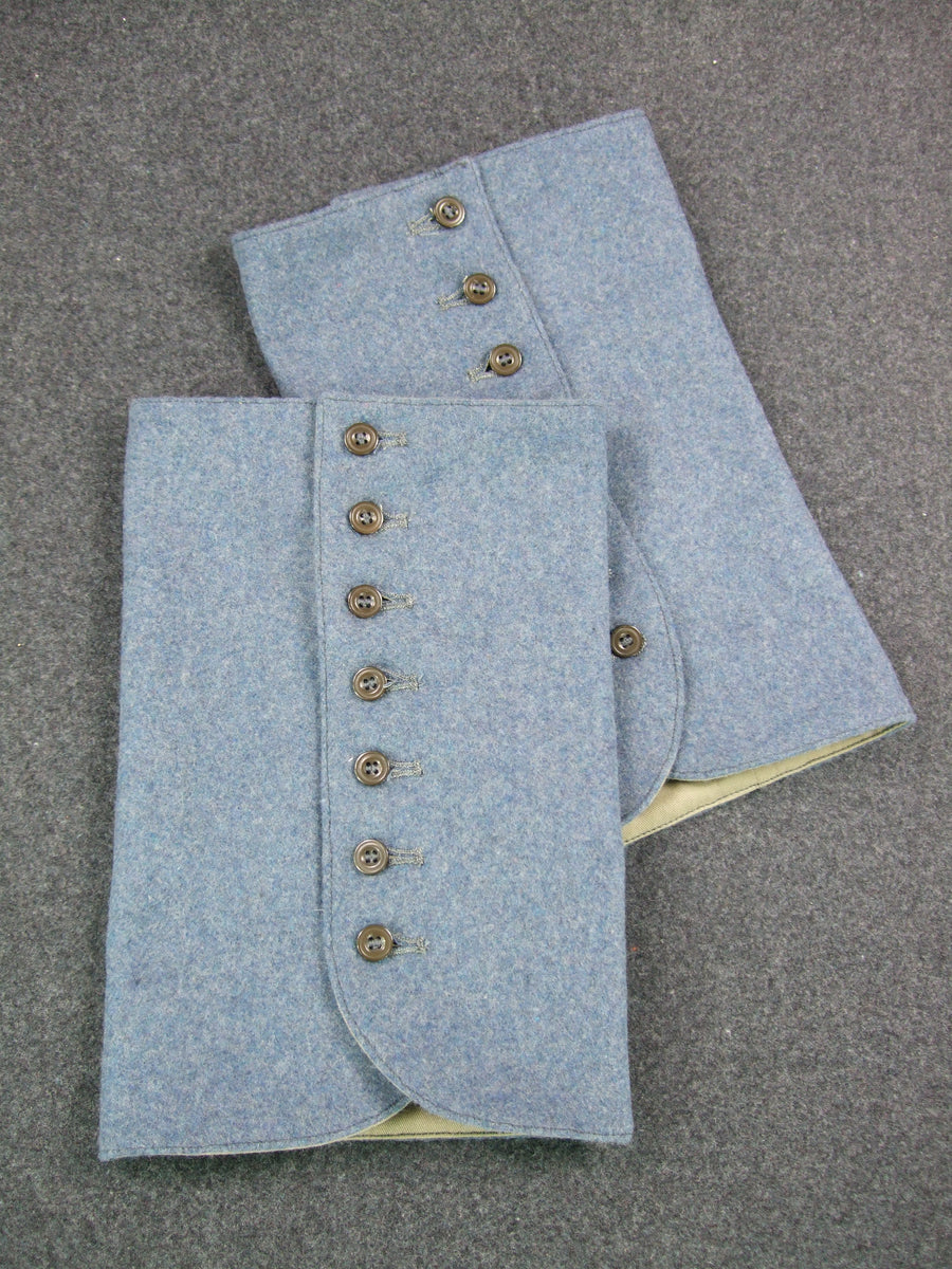 WW1 French Horizon Blue Wool Officer's Gaiters Pair – Hikishop