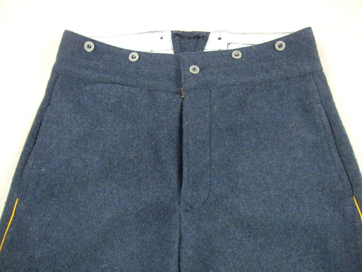WW1 French Bluish Iron-grey Wool Chasseurs Alpins M1915 M1916 Pants Pa ...