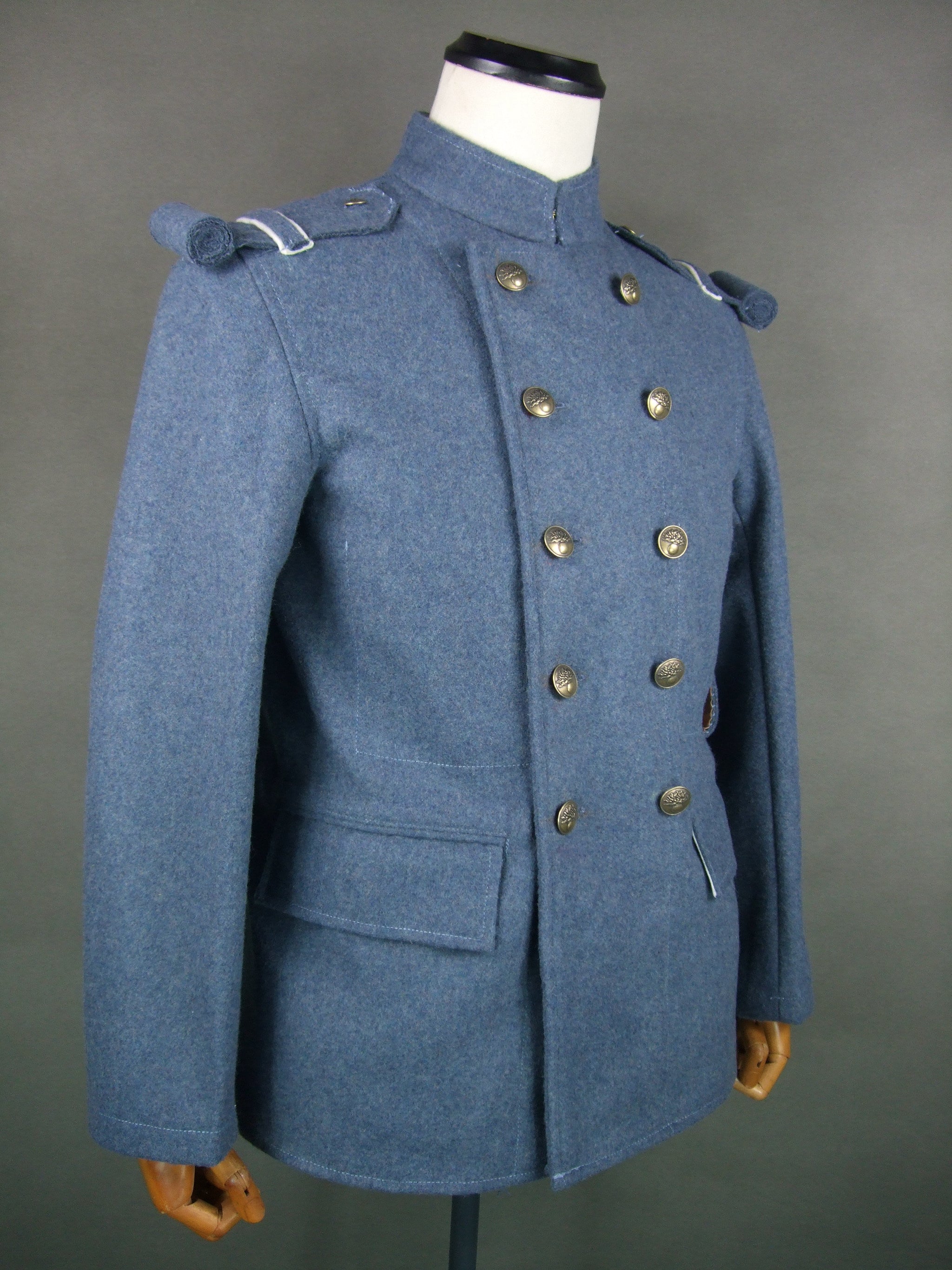 WW1 France French Horizon Blue Double Breasted Paletot Vareuse Tunic J ...