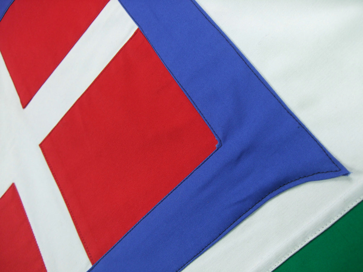WW1 WWII Kingdom of Italy Cotton Flag With Savoy Coat of Arms 59” x 37 ...