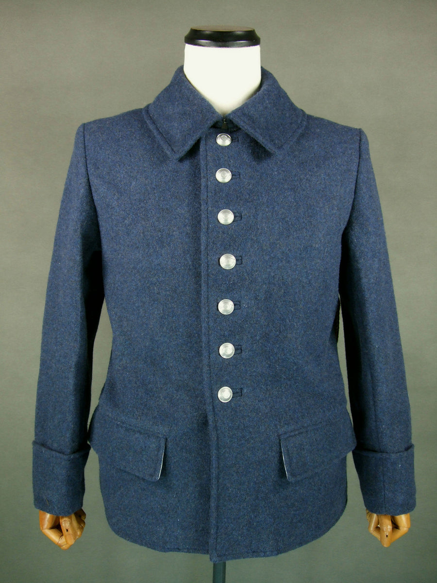 WW1 French Bluish Iron-grey Wool Chasseurs Alpins 1891 M1916 Tunic Var ...