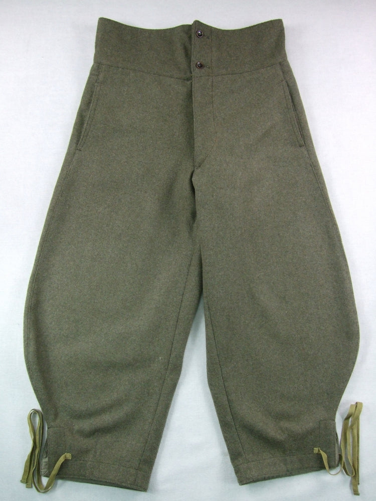 WW1 Italian Light Grey Green Wool Model 1909 Trousers For Mountain Tro ...
