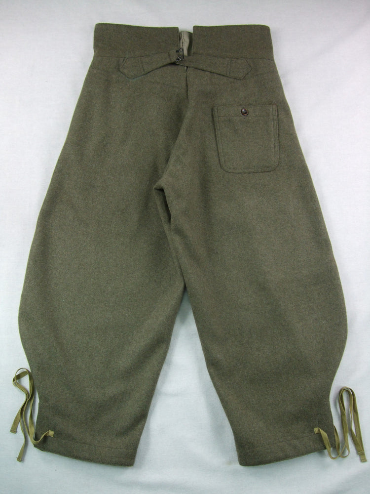 WW1 Italian Light Grey Green Wool Model 1909 Trousers For Mountain Tro ...