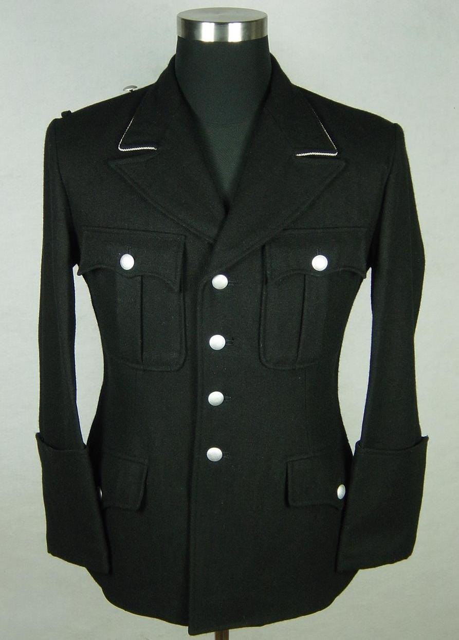 WWII German Elite M32 Officer Black Wool Tunic Jacket – Hikishop
