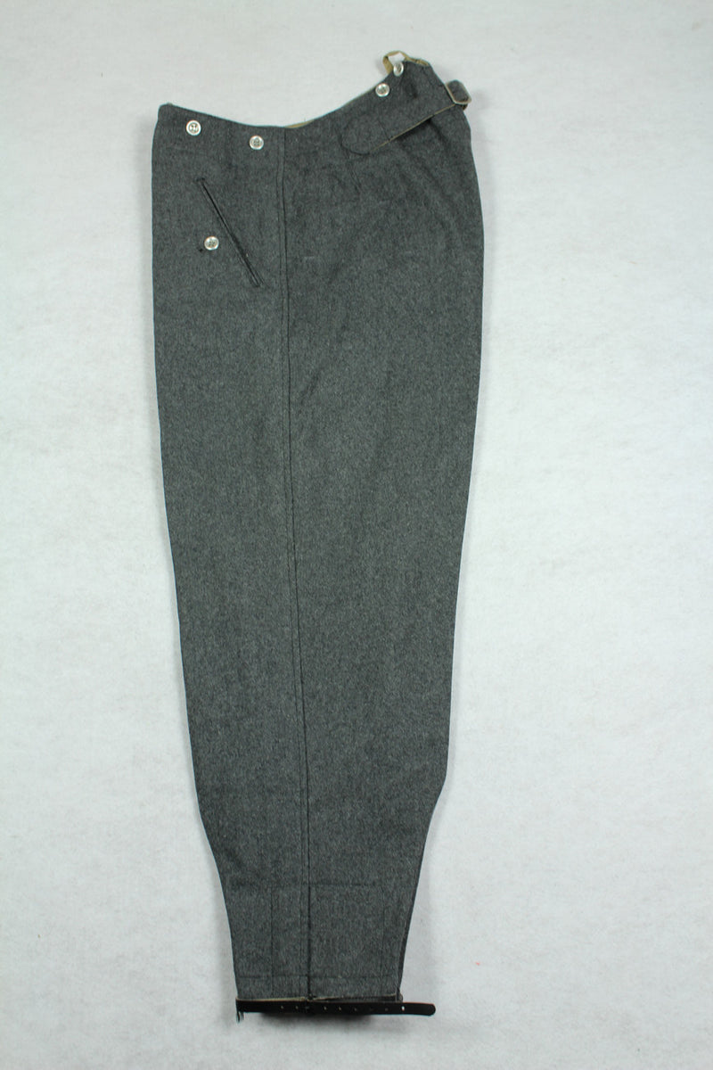 WWII German Mountain Troops M37 Stone Gray Wool Trousers Pants – Hikishop