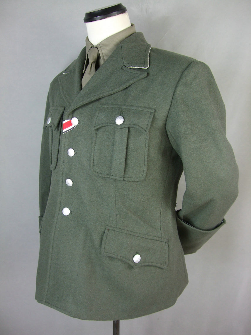 WWII German Elite M34 FieldGrey Wool Tunic Officer Feldbluse – Hikishop