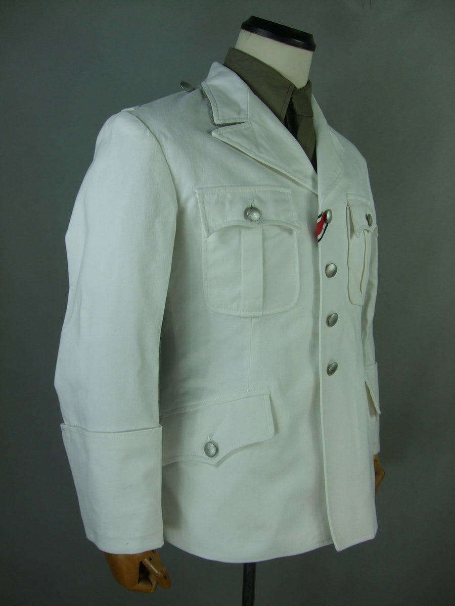 WWII German Elite Summer White M39 Tunic – Hikishop