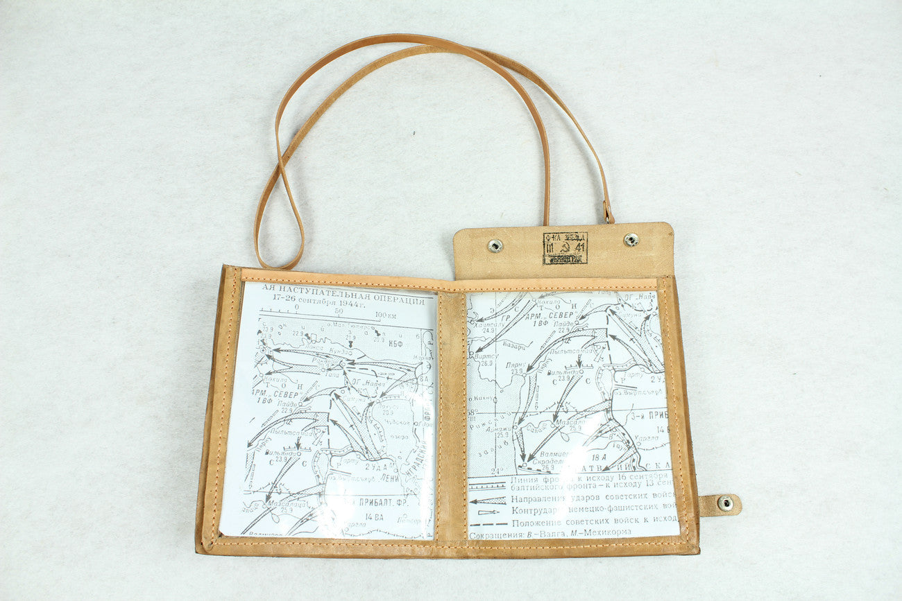 WWII Soviet Union Russian USSR CCCP Bag Officer Map Case Folder – Hikishop