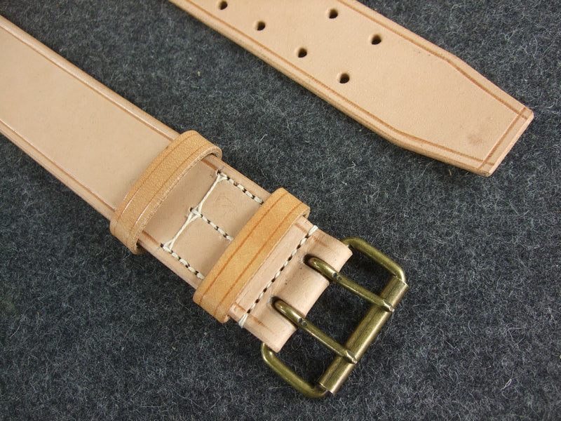 WW1 WW2 France French M1903 M1914 M1915 Brown Leather Equipment Belt ...