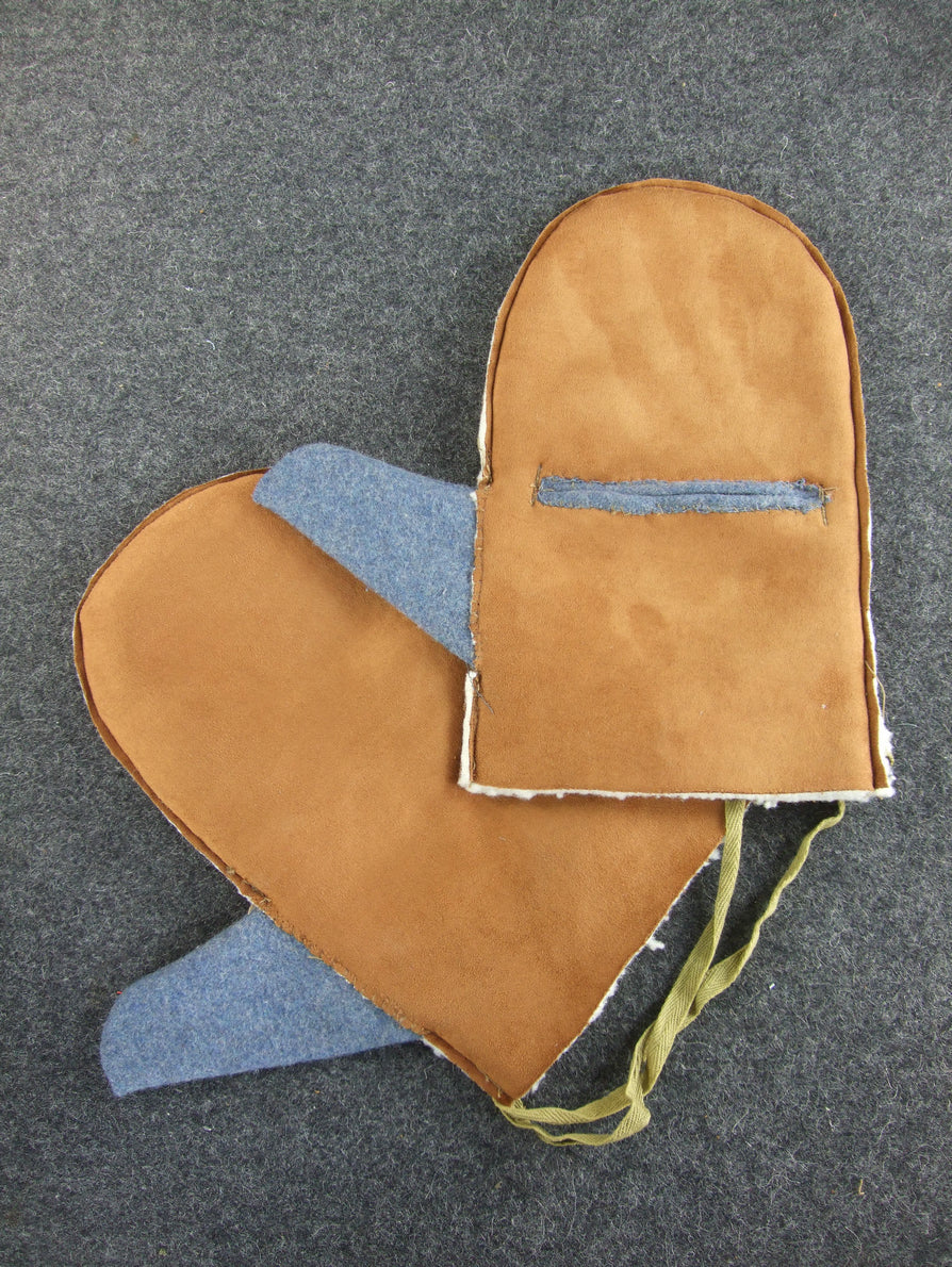 WW1 French Army Horizon Blue Wool Machine Gunner Gloves – Hikishop