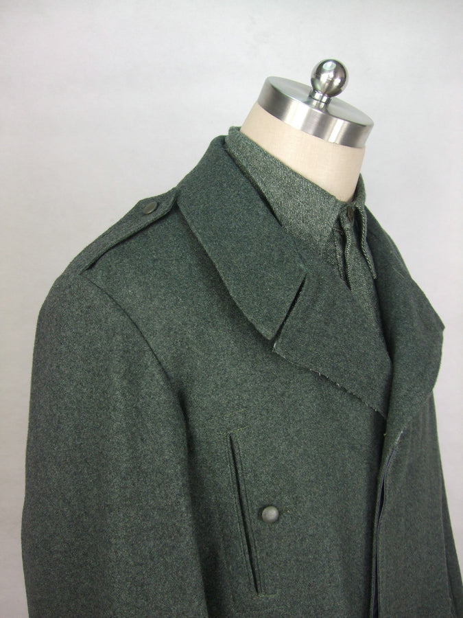 WW2 Italy Italian M37 M40 Grey Green Wool Great Coat Cappotto – Hikishop