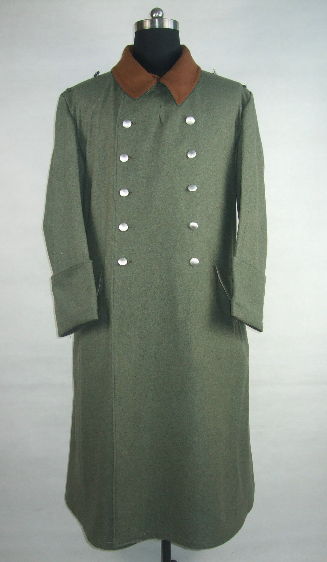 WWII German Schutzpolizei Police Officer Overcoat Greatcoat – Hikishop